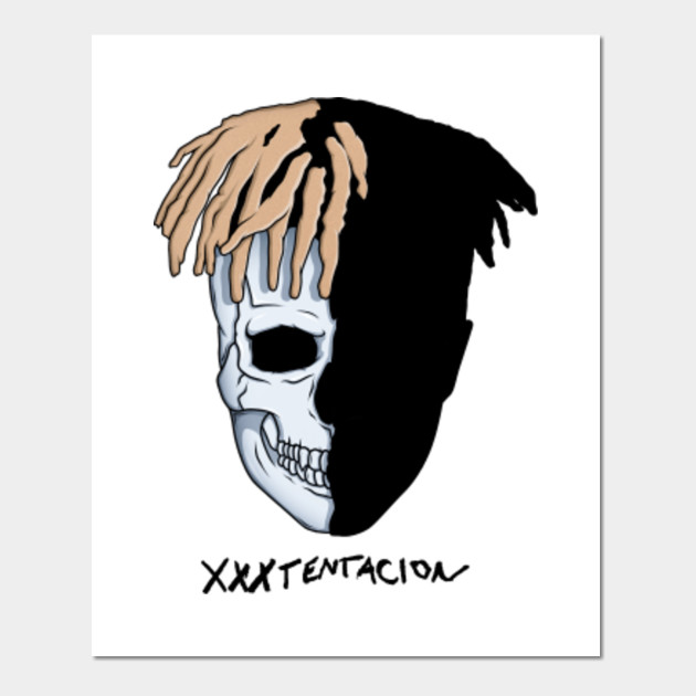 Xxxtentacion Skull Xxxtentacion Skull Posters And Art Prints Teepublic